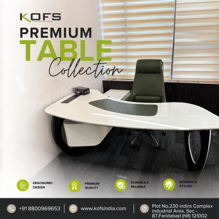 Modern Office Table Collection in Faridabad by KOFS India